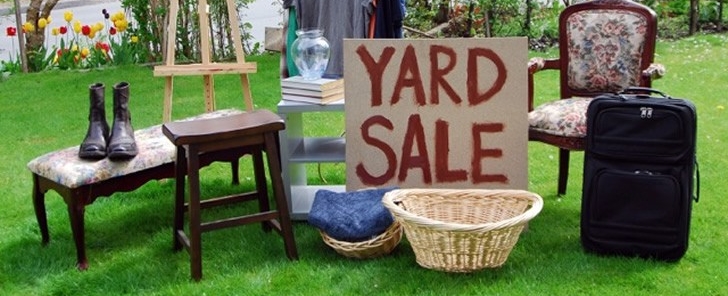 Spring Community Yard Sale – Waterfall